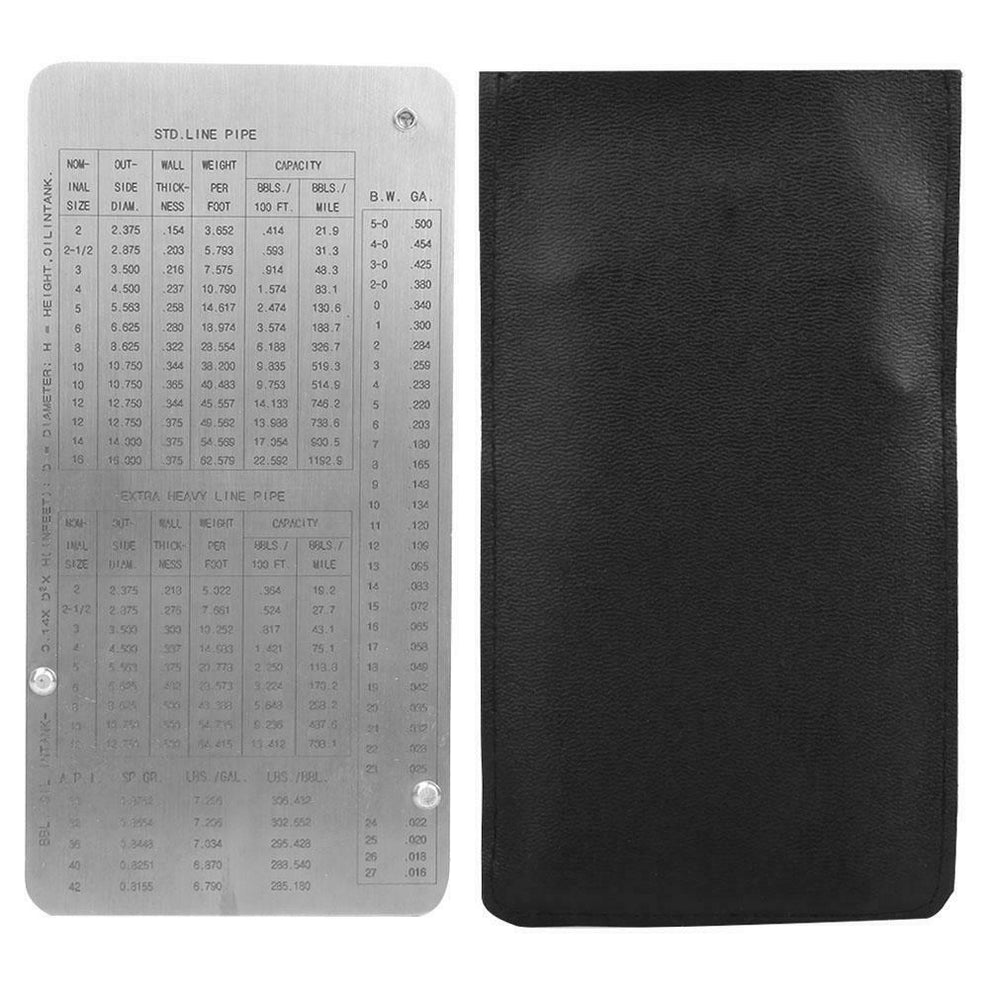 GAL Pipe Pit Gauge - Welding Inspection Gauge Measuring Ruler Tool ...